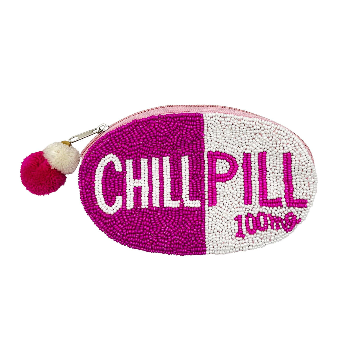 Chill Pill 100MG Beaded Pouch LAC-CP-1161 – Ole