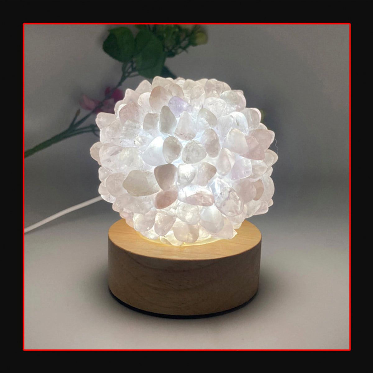 Natural Stone LED Light Display W1493 – Ole Style Inc